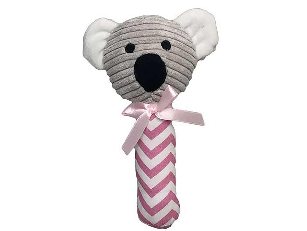 Koala Monochrome Stick Rattle | Baby Toys | Lil' Creatures