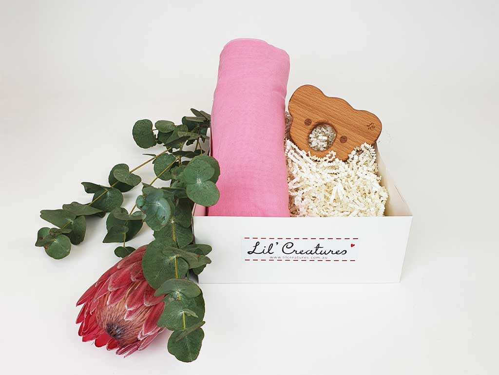 Dear Pink Baby Gift Box | Baby Shower Gifts | Lil' Creatures