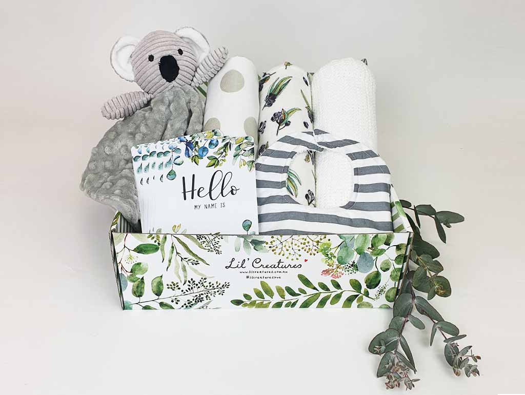 Deluxe Neutral Koala Baby Gift Hamper | Unisex | Lil' Creatures