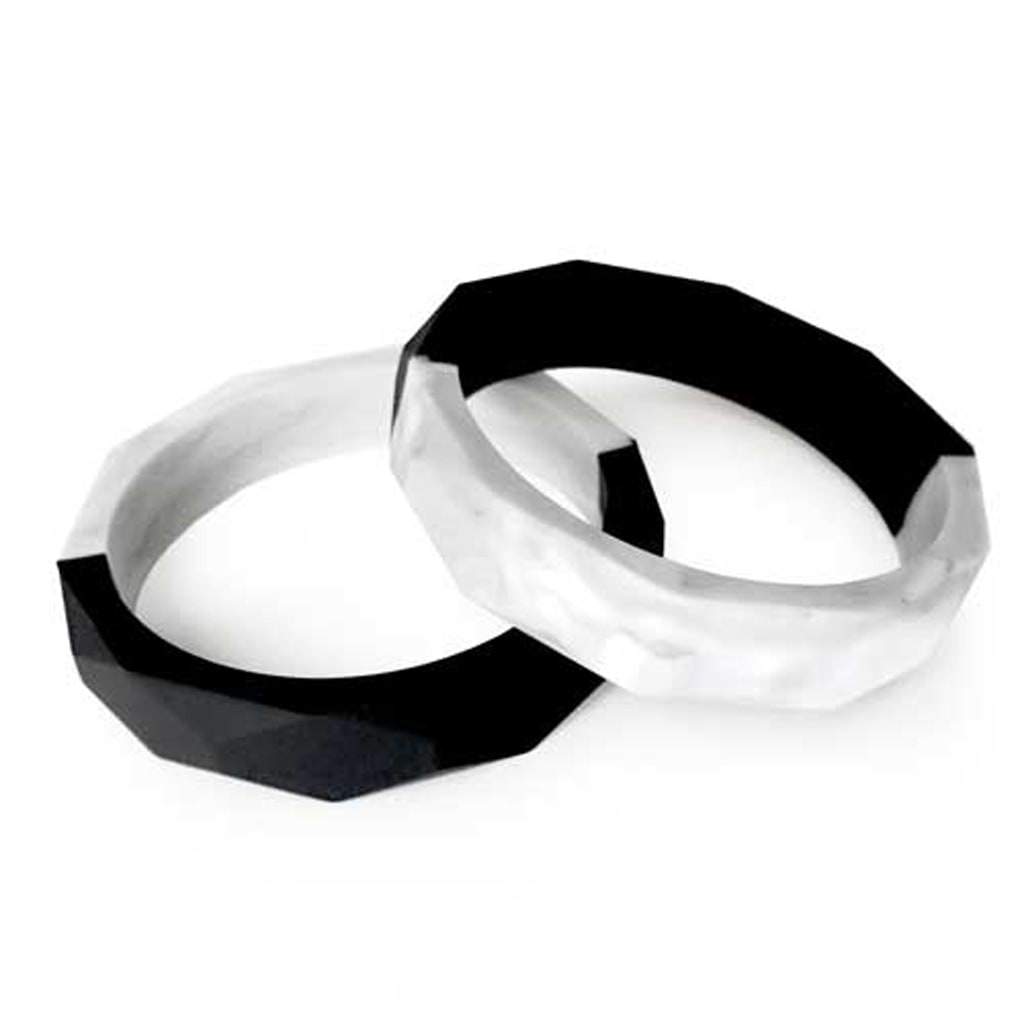 Marble Duo-Geo Silicone Teething Bangle – Lil' Creatures
