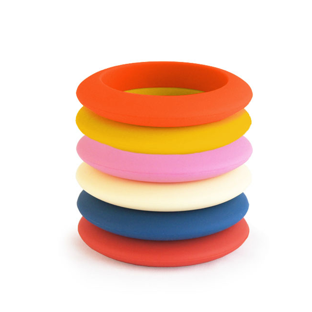 Round Silicone Teething Bangle – Lil' Creatures